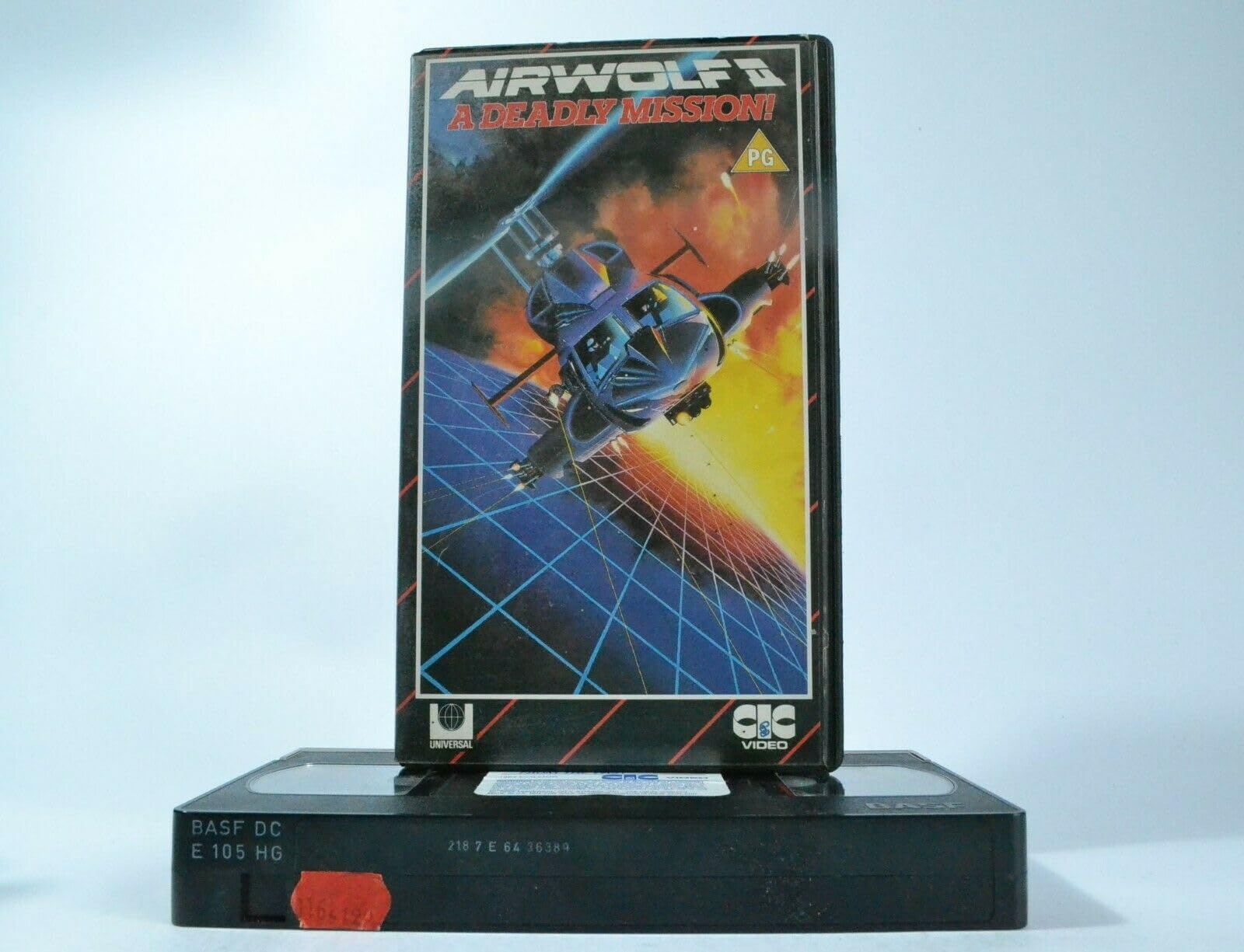 Airwolf 2: A Deadly Mission - Action Adventure -'Echoes From The Past'- Pal VHS