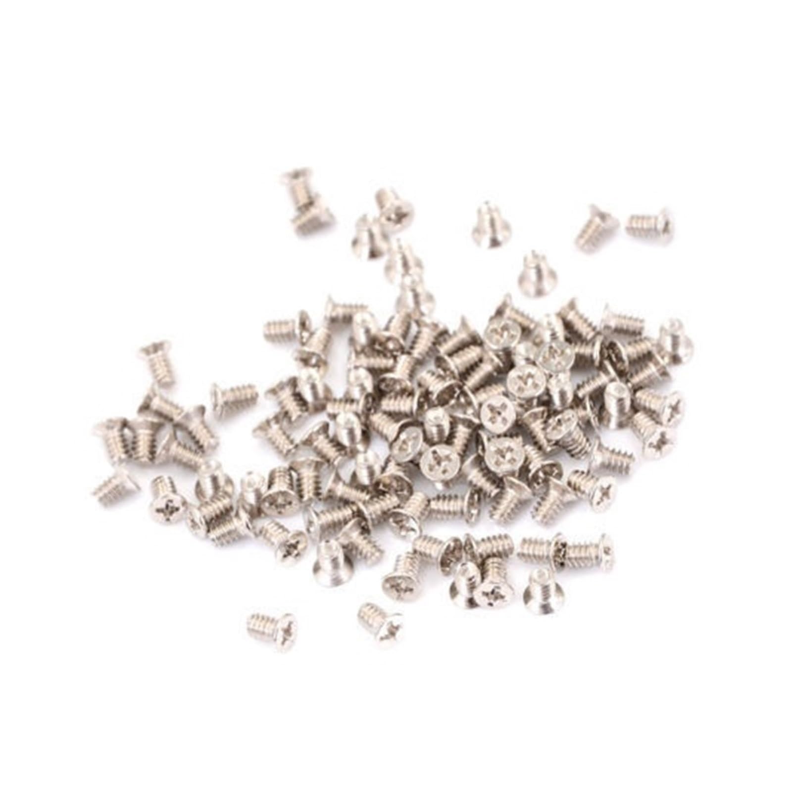 YINGJUN-DRESS Tap Bolts 100pcs PC Case 32 * 6mm Hard Drive HDD Caddy Hot Swap Server Tray Mount Screw Flat Countersunk Head DIY Computer Screws (Color : Silver)