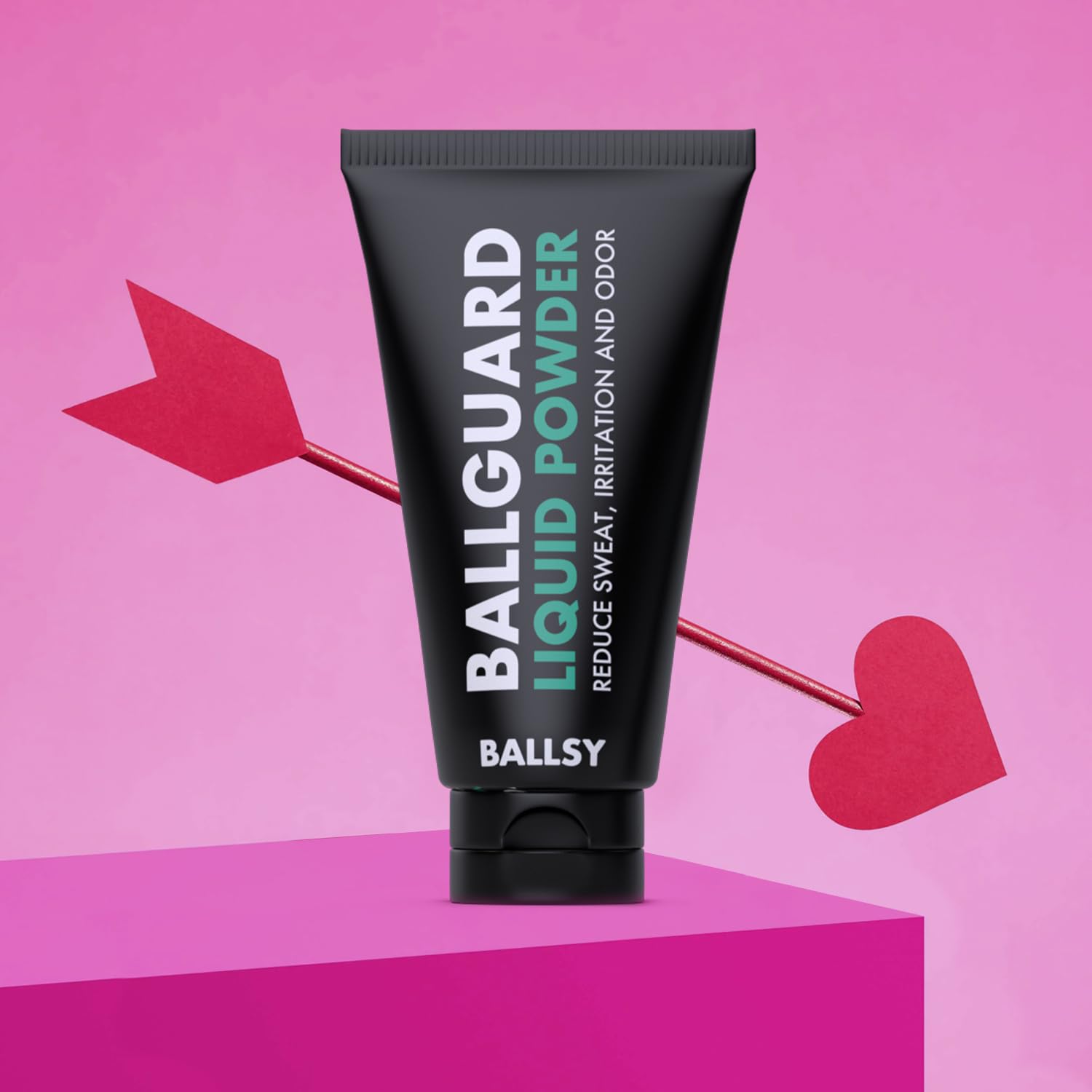 Ballsy Anti-Chafing, Anti-Itch Groin Deodorant for Men - Quick Drying Liquid Powder, Baby Powder Replacement, Protects from Sweat, Odor and Irritation, 3.4 oz