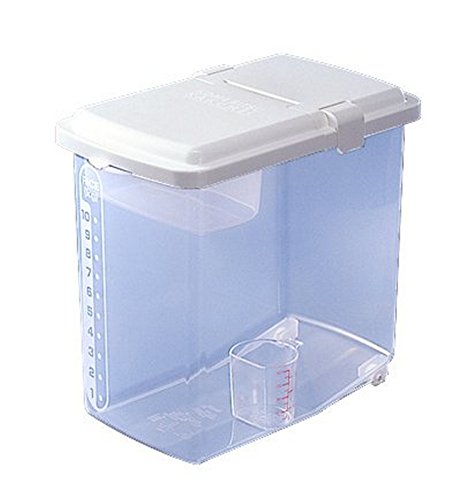 JapanBargain 1826, Set of 2 Large Japanese Kitchen Pantry Storage Containers Kome Bitsu Rice Storage Container 22 lbs, Made in Japan