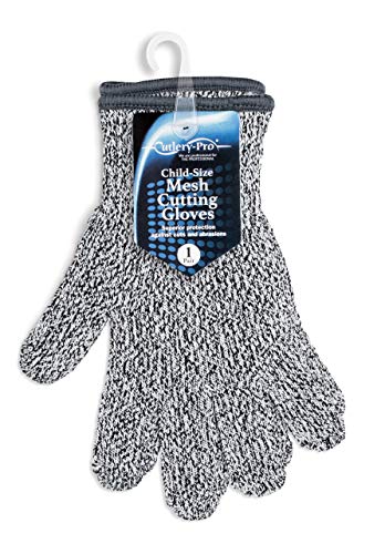 Cutlery-Pro Mesh Level-5 Safety Cutting Gloves, Child Size, 1-Pair, Fits Most Childrenās Hands