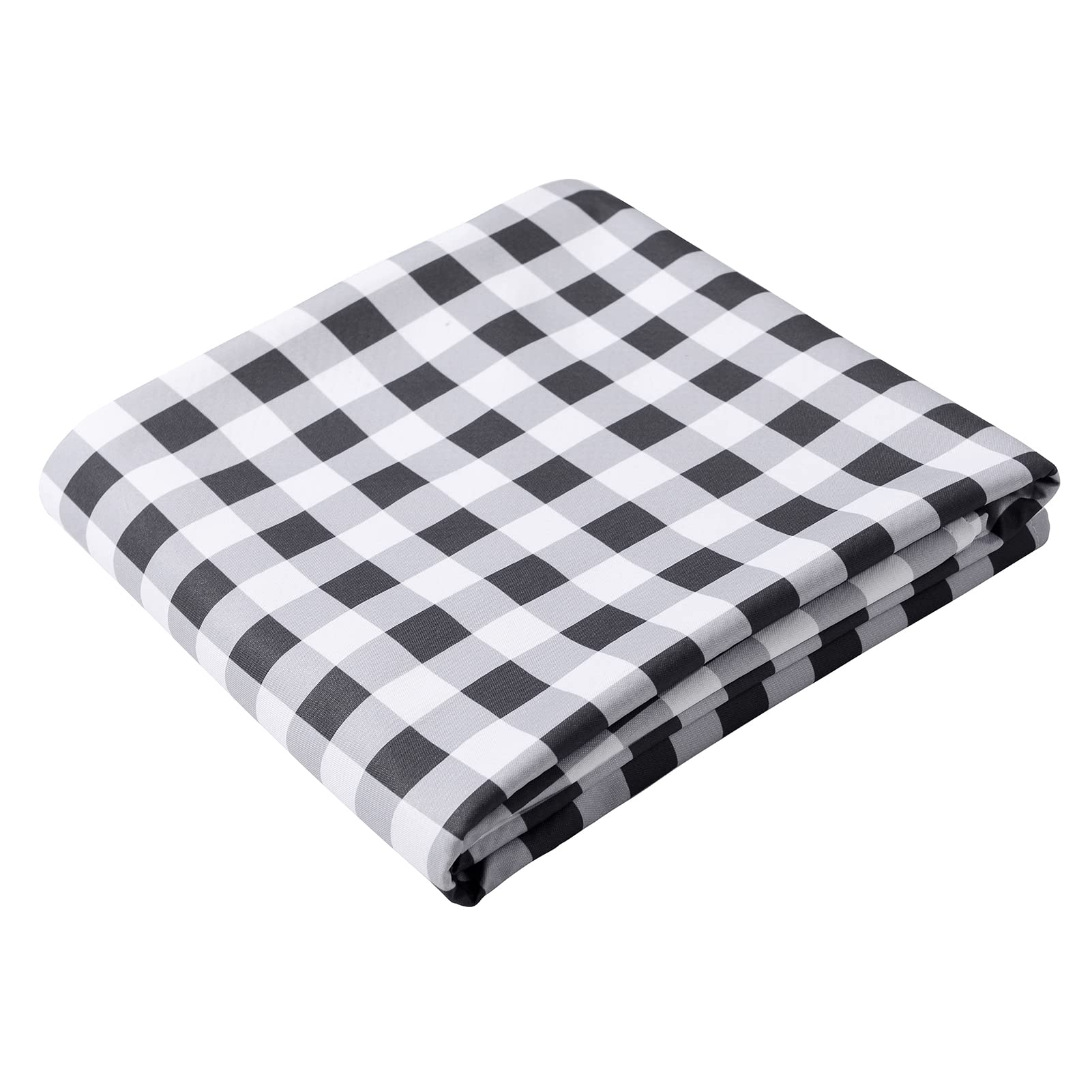 Baby Splat Floor Mat for Under High Chair/Arts/Crafts by CLCROBD, 51" Waterproof Anti-Slip Food Splash Spill Mess Mat, Washable Carpet Protector Mat and Table Cloth (Plaid)