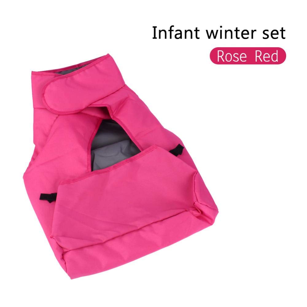 Baby Stroller Foot Muff with Pink Universal Baby Stroller Warmer for Pushchair Pram Footmuff Windshield Cover