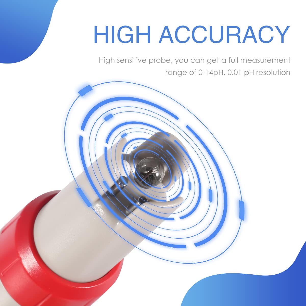 Bestooth pH Meter, 0.01 Resolution High Accuracy Digital pH Tester with ATC: 4 in 1 PH TDS Temperature Meter for Drinking Water, Hydroponics, Lab, Aquarium