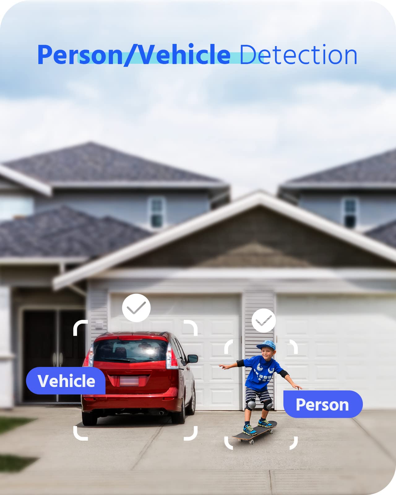 ANNKE 4K Security Camera System, 8CH 8MP AI DVR with Human & Vehicle Detection, 2TB HDD and 8 x 4K IP67 Bullet Home & Surveillance Cameras, Work with Alexa, Easy Remote View, Smart Color Night Vision