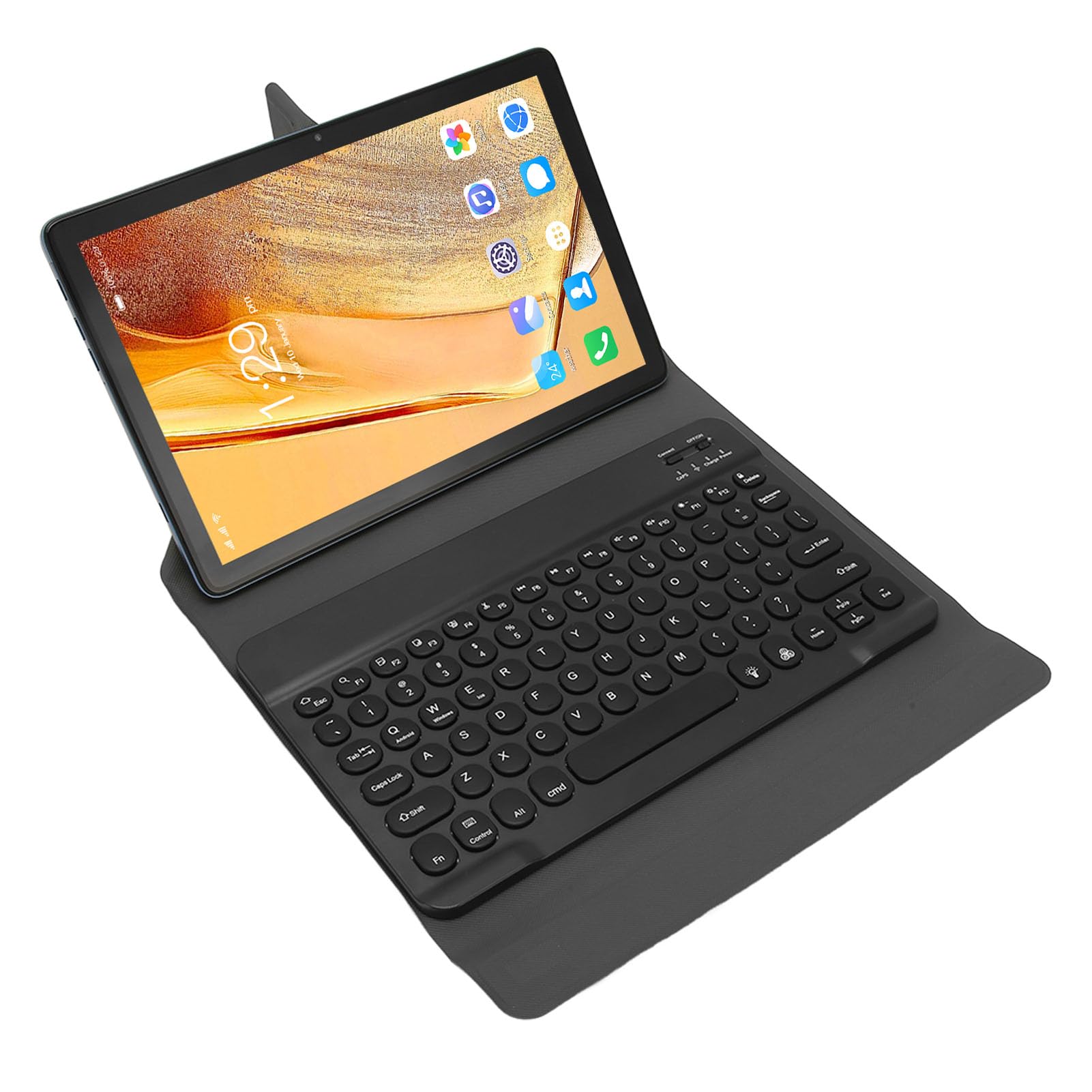 2 in 1 Tablet with Keyboard, 10.1 inch Android 11 Tablet PC, 12+256GB, Octa Core, GPS, Bluetooth, WiFi, 4G LTE Tablet with Case and Mouse (Dark Blue)