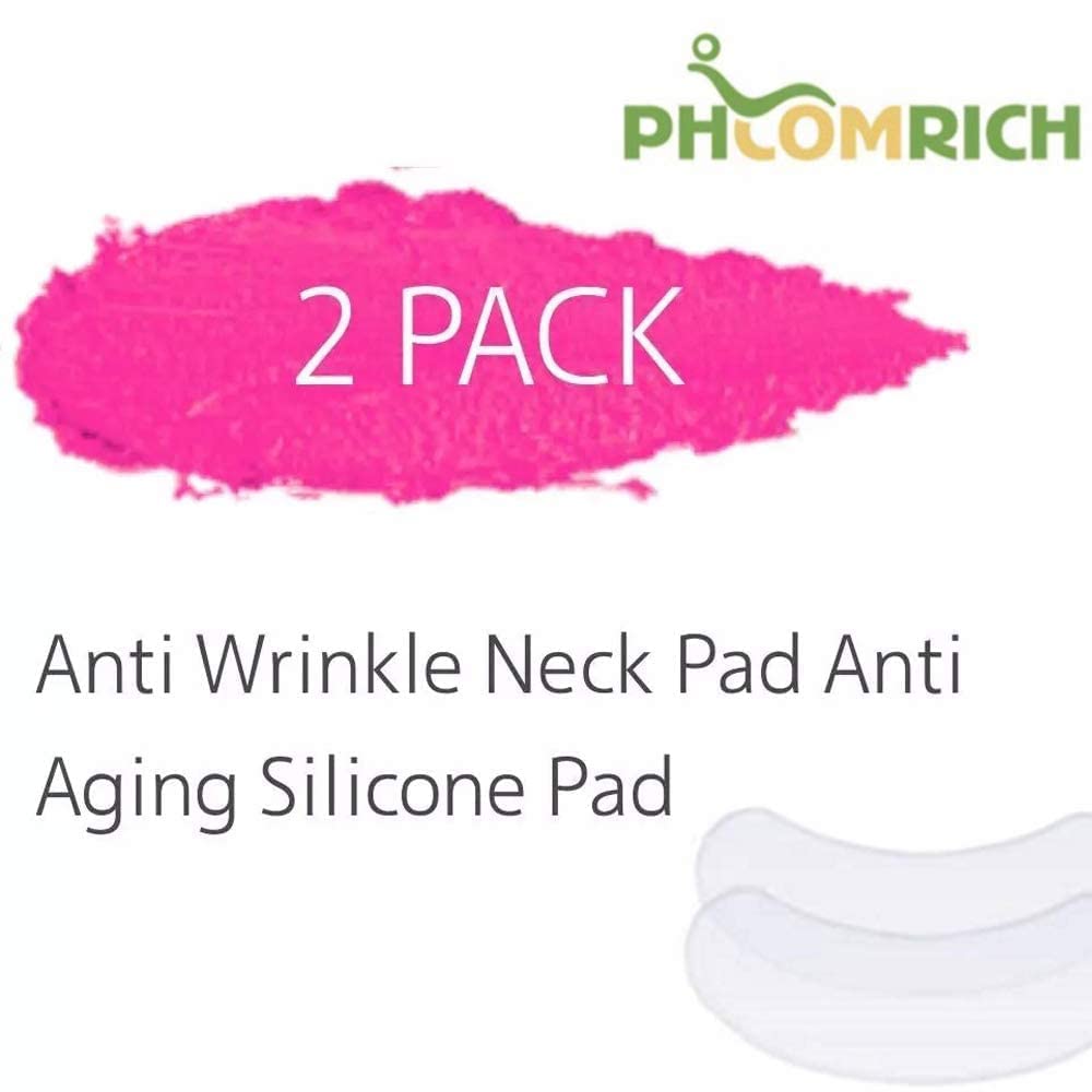 PHCOMRICH Neck wrinkle patches x 2,Anti-aging Advanced skin firming Treatment and Prevention - silicone wrinkle patches reusable (16 day supply).