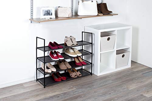 American Dream Home Goods Organizer 6920-BK Shoe Rack, Black