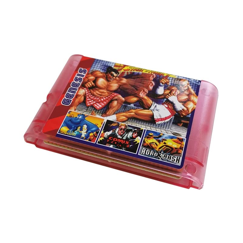 196 in 1 Multi Cartridge Games For Sega Genesis Mega Drive PAL NTSC Console