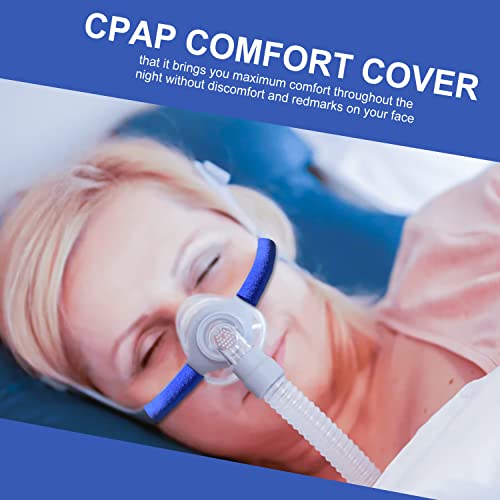 8 pcs CPAP Strap Covers, Universal and Reusable Strap Pads, Pad a Cheek for Cpap,Blue