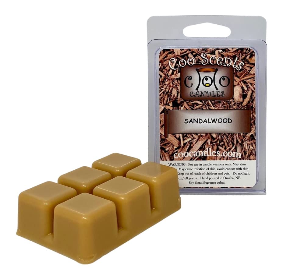 3 Pack Soy Blend Wickless Candles Highly Scented Wax Melts โ Sandalwood