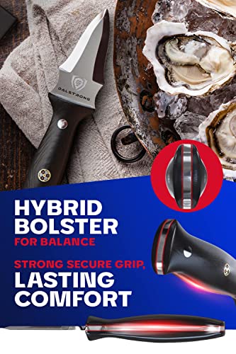 Dalstrong Professional Oyster, Clam and Shellfish Shucking Knife - 3.5 inch - Shogun Series Elite - Japanese AUS-10V Super Steel - G10 Handle - Kitchen Knife - Sheath Included