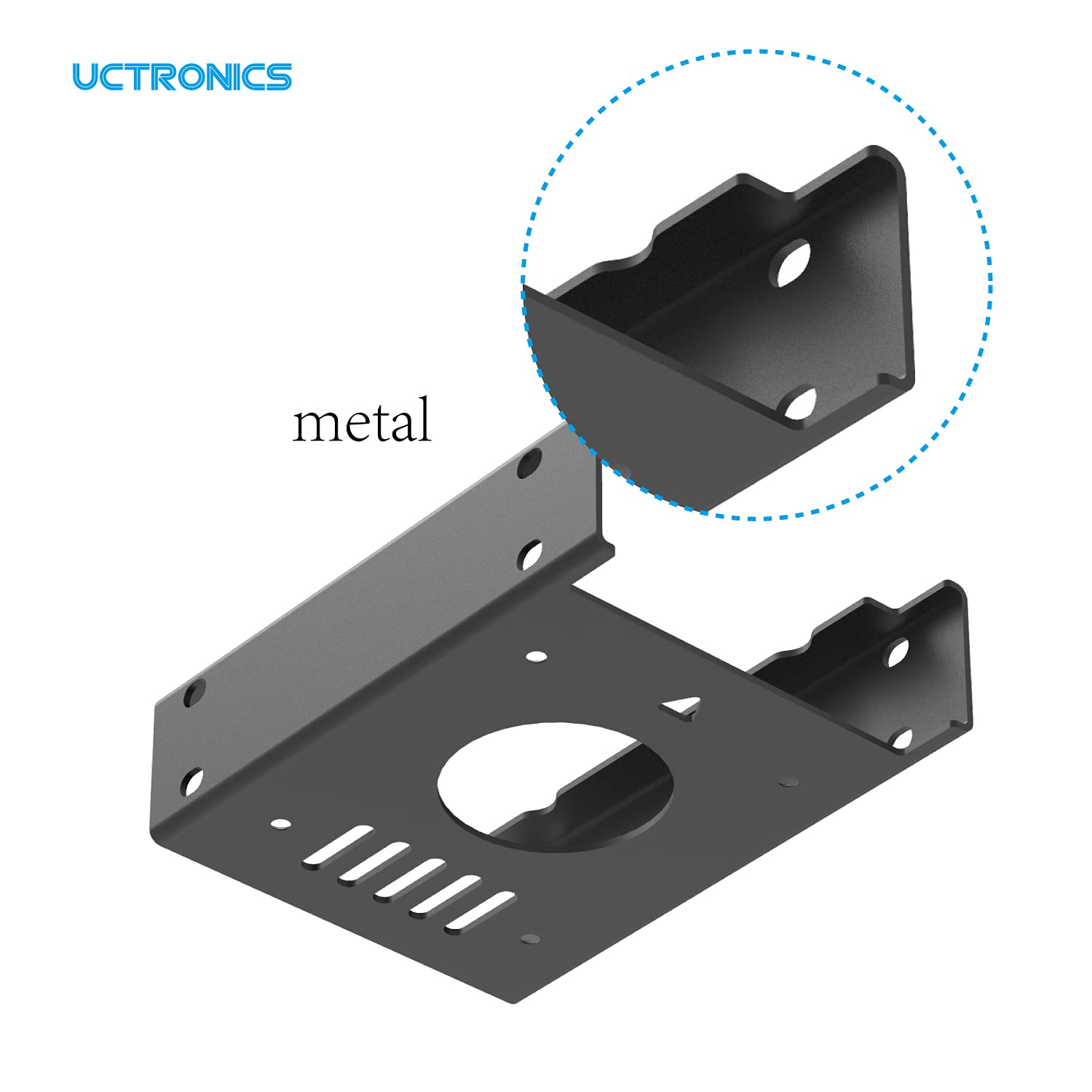 UCTRONICS SSD Baseplate for Raspberry Pi Cluster, Supports 2 Units of 2.5β Solid State Drives