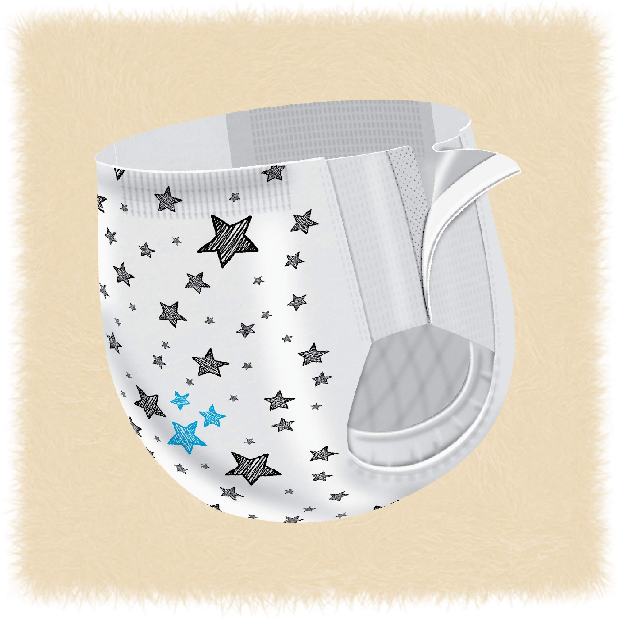 Cuties 3T/4T Potty Training Pants for Girls and Boys, Hypoallergenic with Skin Smart, 92 Count