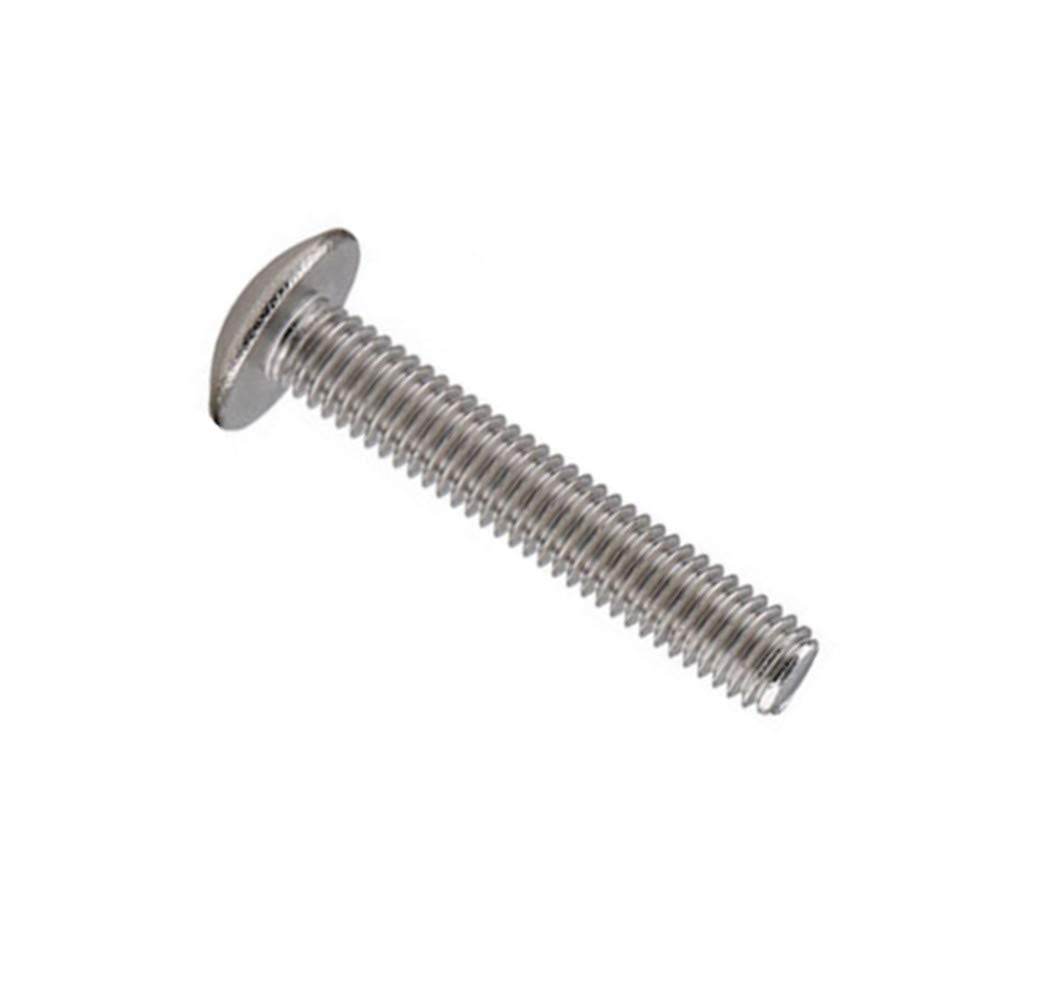 50pcs 8-32 x 1 Inch Drawer Knobs Pull Handle Screws 18-8 Stainless Steel Truss Head Phillips Machine Screws Bolts
