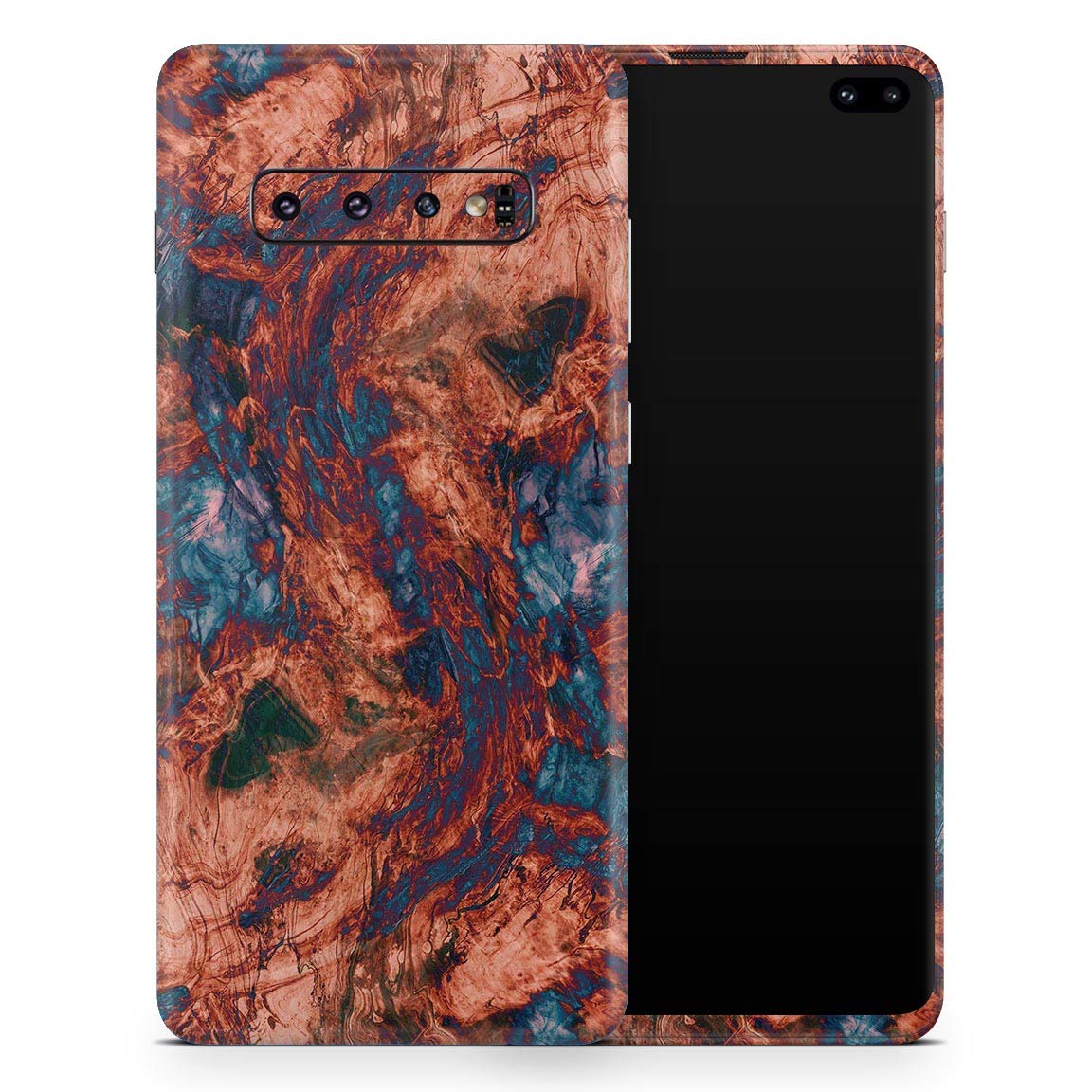 DesignSkinz Liquid Abstract Paint Remix V81 Protective Vinyl Decal Wrap Skin Cover Compatible with The Samsung Galaxy S20 (Screen Trim & Back Glass Skin)