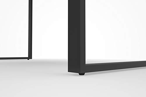HON Basyx Commercial-Grade Executive Desk, 55", Gray