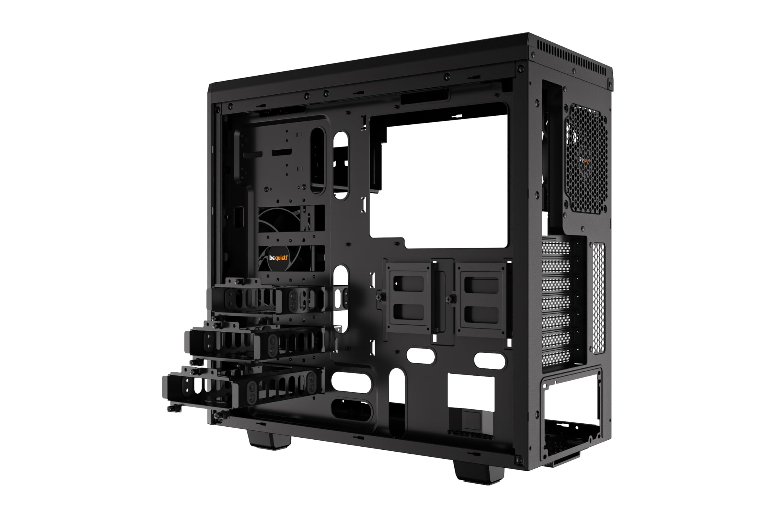 be quiet! Pure Base 600 ATX Midi Tower PC Case| 2 Pre-Installed Pure Wings Fans | Black | BG021