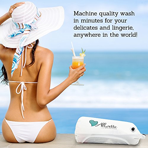 Allurette Wash Bag - Delicates Laundry System for Lingerie, Active Wear and Gentle Hand Wash Clothes
