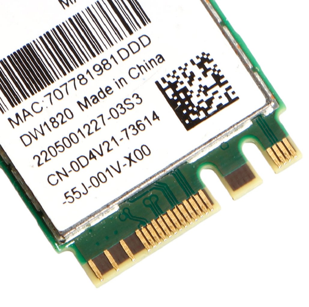 Andiny DELL DW1820 WLAN WiFi Wireless 802.11AC NGFF Mini WLAN WiFi Card QCNFA344A D4V21