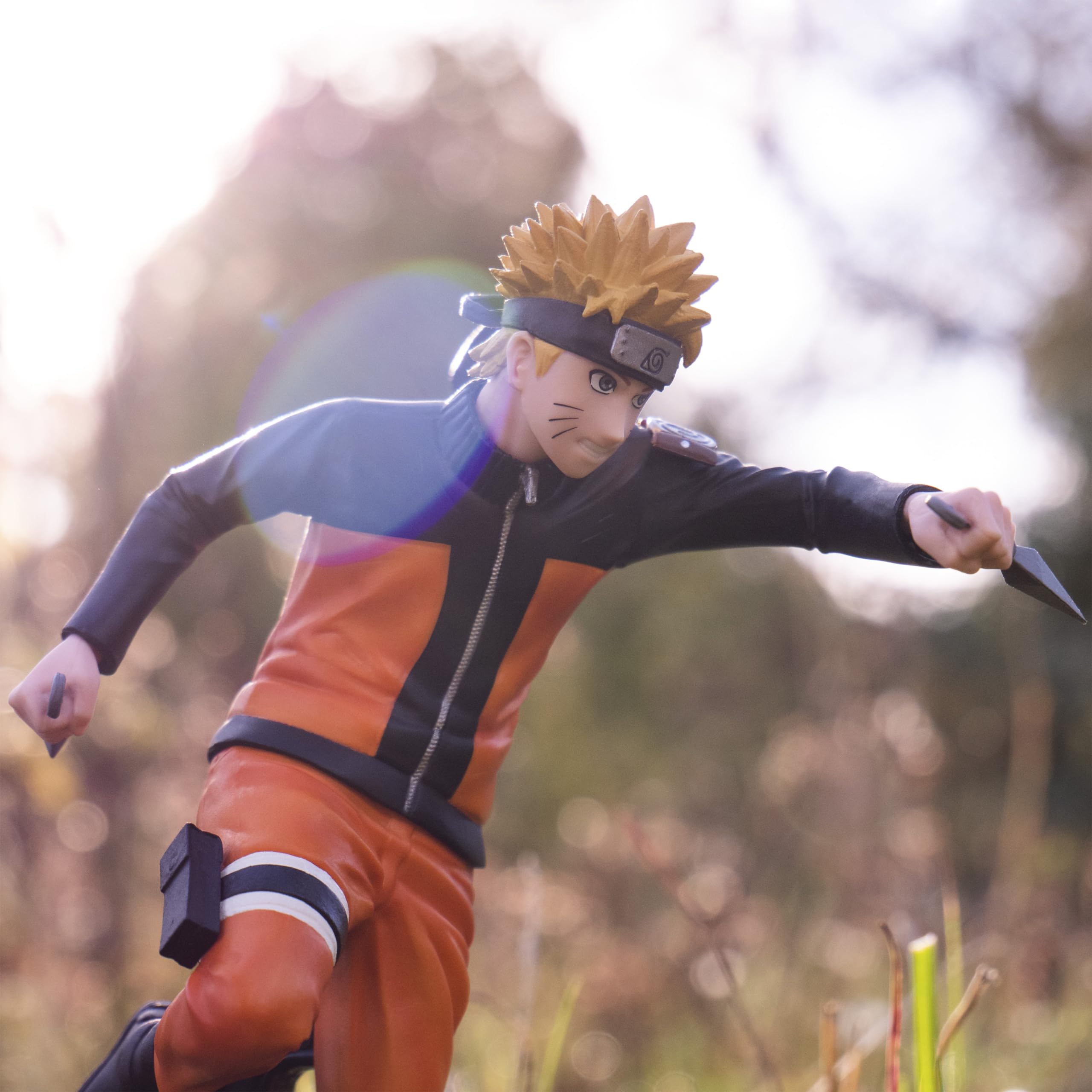ABYSTYLE Studio Naruto Uzumaki SFC Figure010 Collection 6.5" Tall. Collectible Figure Holding 2 Kunais Anime Manga Statue Great for Gift and Fan Collectors