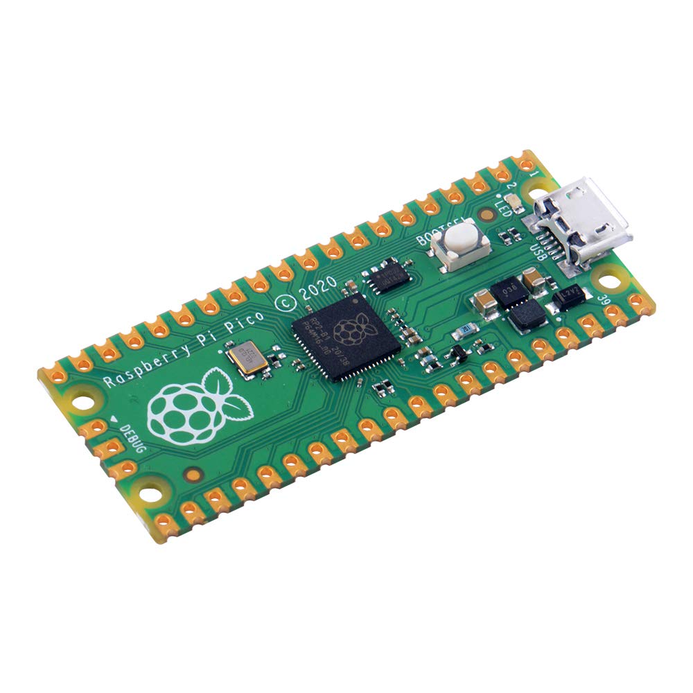 GeeekPi Raspberry Pi Pico Flexible Micro Controller Mini Development Board,Based on The Raspberry Pi RP2040,Dual-Core ARM Cortex M0+ Processor,Running up to 133 MHz, Support C/C++ / Python(3 Pack)