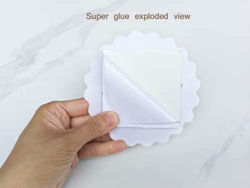 MOU Ceiling Mosquito Net Hooks Super Glue Dome Mosquito Net Hooks Ceiling Hooks Bed Canopy Hooks for Home, Easy to Install and Use Bedding Accessories Nail-Free Hook (2set)
