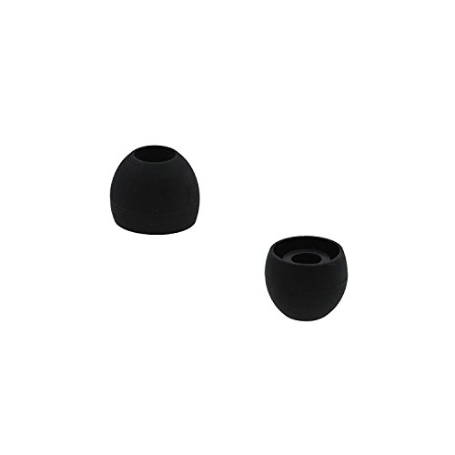 ALXCD Ear Gel for LG Tone Active+ HBS-A100 Stereo Headset, S/M/L 3 Sizes 6 Pairs Soft Silicone Replacement Earbud Tip, Fit for LG HBSA100 HBS-A100 LG Tone Active+ [6 Pair](Black)