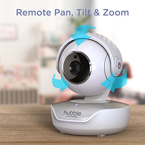 Hubble Connected Nursery Pal Premium Smart Video Baby Monitor with 5" Inch Touch Screen, Privacy Mode, Infrared Night Vision, Two-Way Talk, Room Temperature Sensor and Smartphone App
