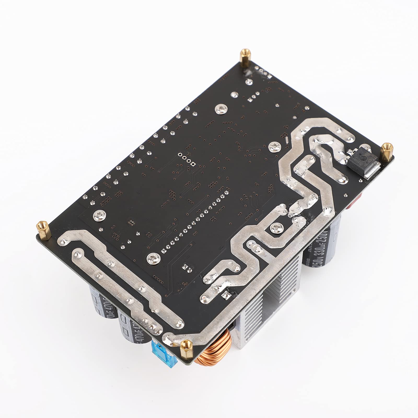 DROK DC Boost Converter, CNC 10V-65V to 12V-120V DC to DC 12V 24V 36V 48V 12A 800W Adjustable Power Supply Voltage Regulator Module, Solar Panel MPPT Charging, with Cooling Fan