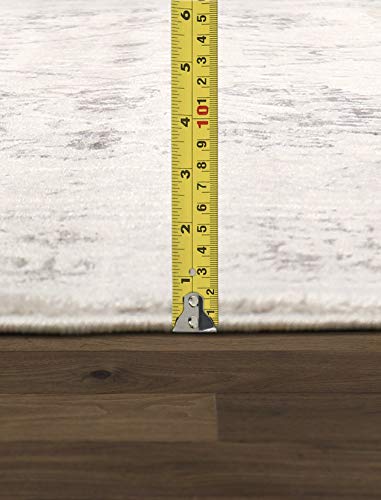 Pasargad Home Fantasia Oriental Area Rug - Luxury Power Loom, Living Room, Bedroom Accent Rugs-12' 0" X 15' 0", Ivory/Silver