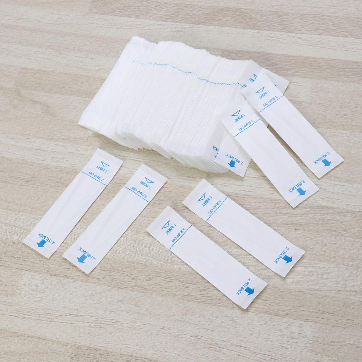 Exceart 200pcs Disposable Thermometer Covers Safe Electric Thermometers Probe Covers Sleeves for Oral Ear Armpit Rectal Digital Thermometer