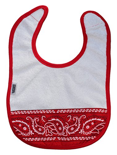 4Rodeo Western Bandana Spilly The Kid Baby Infant Bib (Red)