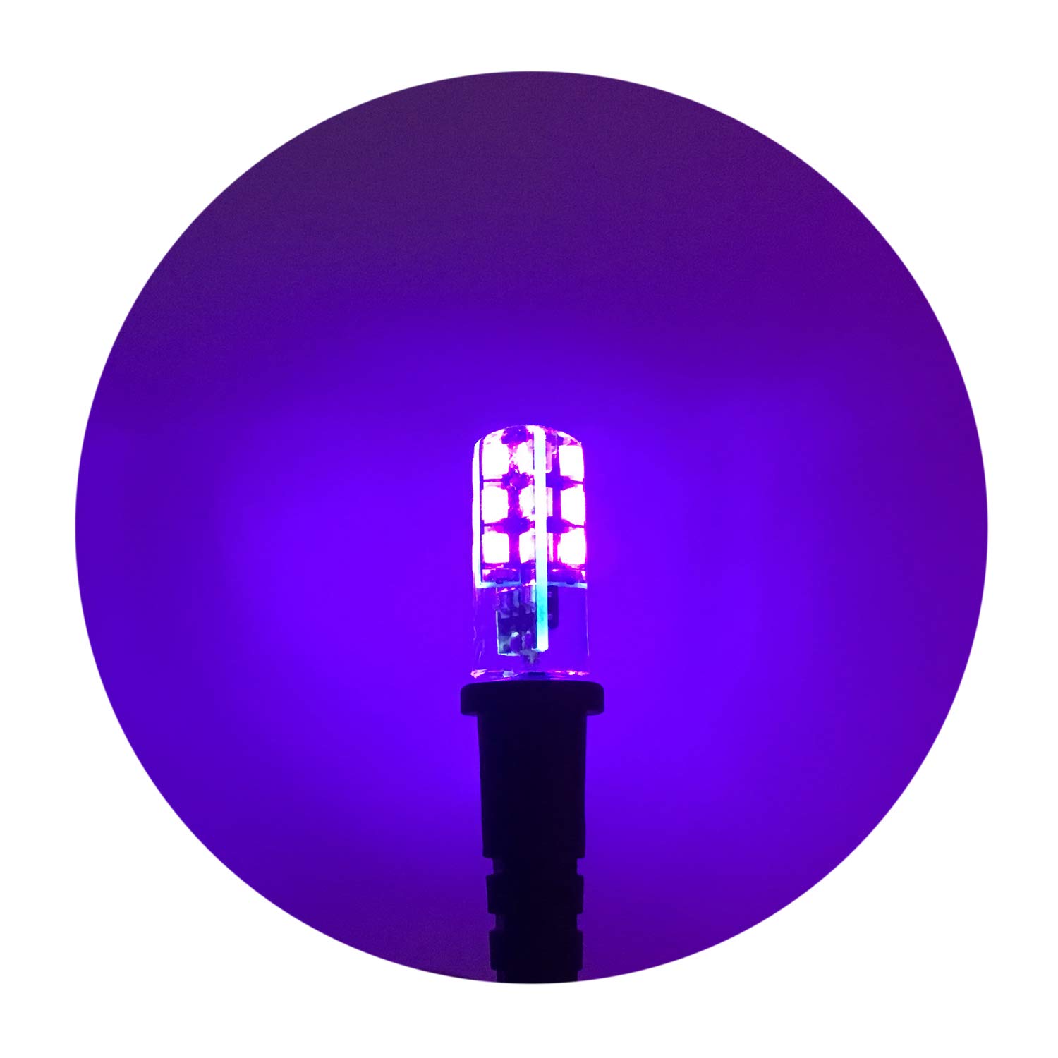 2 Kits Blacklight LED Special Effects Lights for Props Scenery Fluorescent Glow Paints pigments 12V DC Battery Operated Low Voltage Ultraviolet Black Lights