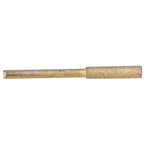 20 Pcs Chain Saw Grinding Head, Easy to Change, Chainsaw Sharpener Burr Grinding Head, Rotating File Sharpening Tool Set Kit, Chainsaw Grinding File(Gold3)