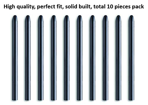Replacement Nibs Tips Standard for Wacom Bamboo Stylus Pen Intuos Cintiq 13HD 22HD Touch 27QHD Touch Pro Paper Ink Sketch Solo Fineline Alpha Folio Slate Inkspace Paper (10 Pack)