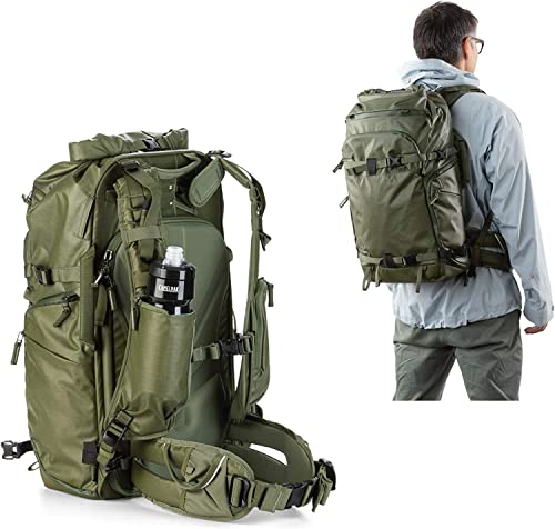 Shimoda Action X30 Water Resistant Camera Backpack - Fits DSLR, SLR, Mirrorless Cameras, Batteries, Lenses, and Other Gear - Core Unit Modular Camera Inserts Sold Separately - Black