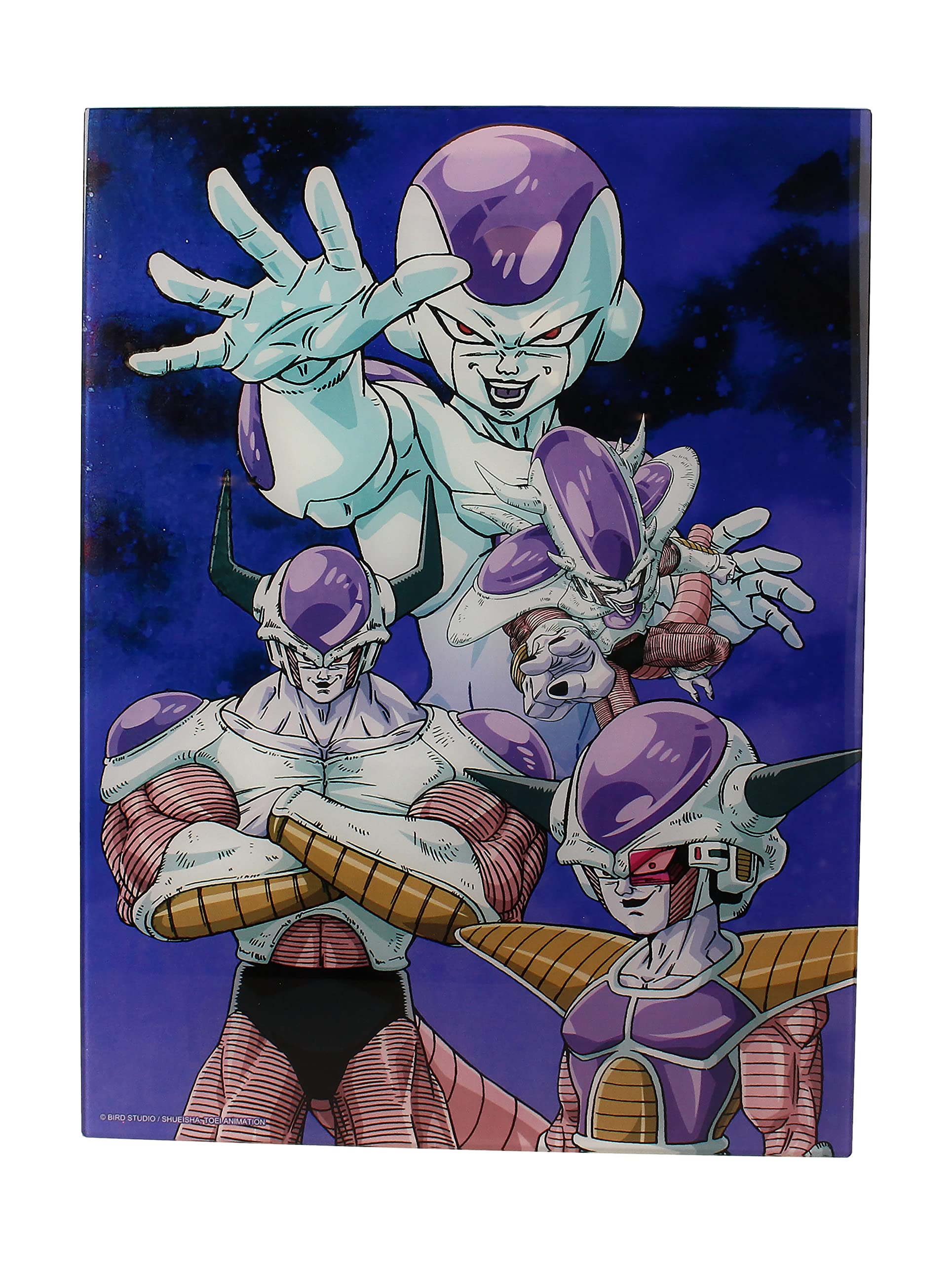 Dragon Ball - Impression en Verre - Frieza Forms - 30X40 cm