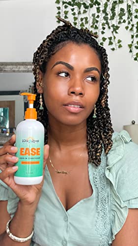 Bask & Bloom Essentials Ease Leave-in Conditioner| Hydrates| Protects| Adds Shine |12 oz