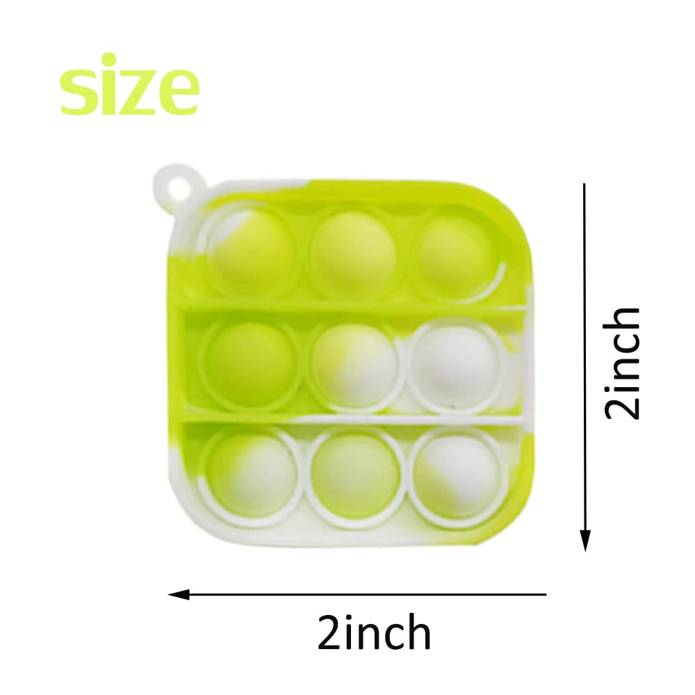 120 Pcs Mini Pop Bubble Fidget Sensory Toys, Pop Toy Bulk for Party Favor, Classroom Student Prizes Easter Basket Goodie Bag Stuffers Christmas Valentine Gift for Kid