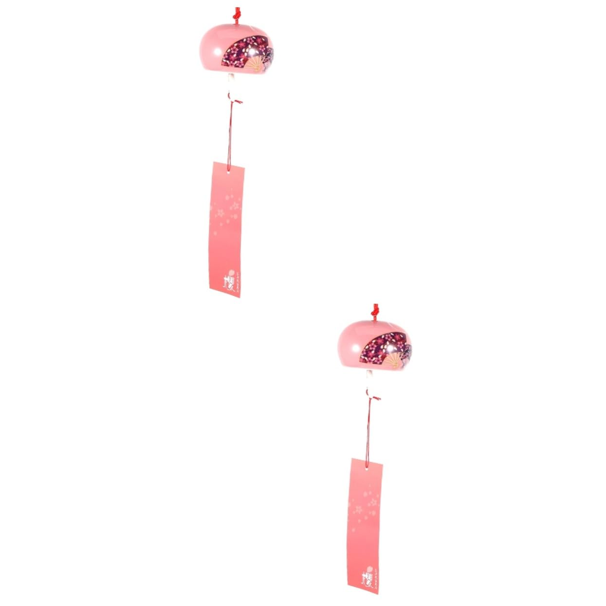 2pcs Japanese Ceramic Wind Chimes Hanging Wind Chime Pendant Home Wind Bell Decorative Wind Chime Wedding Hanging Decor Wind Chime for Home Decor Ceramic Craft Ornaments Wind Bells