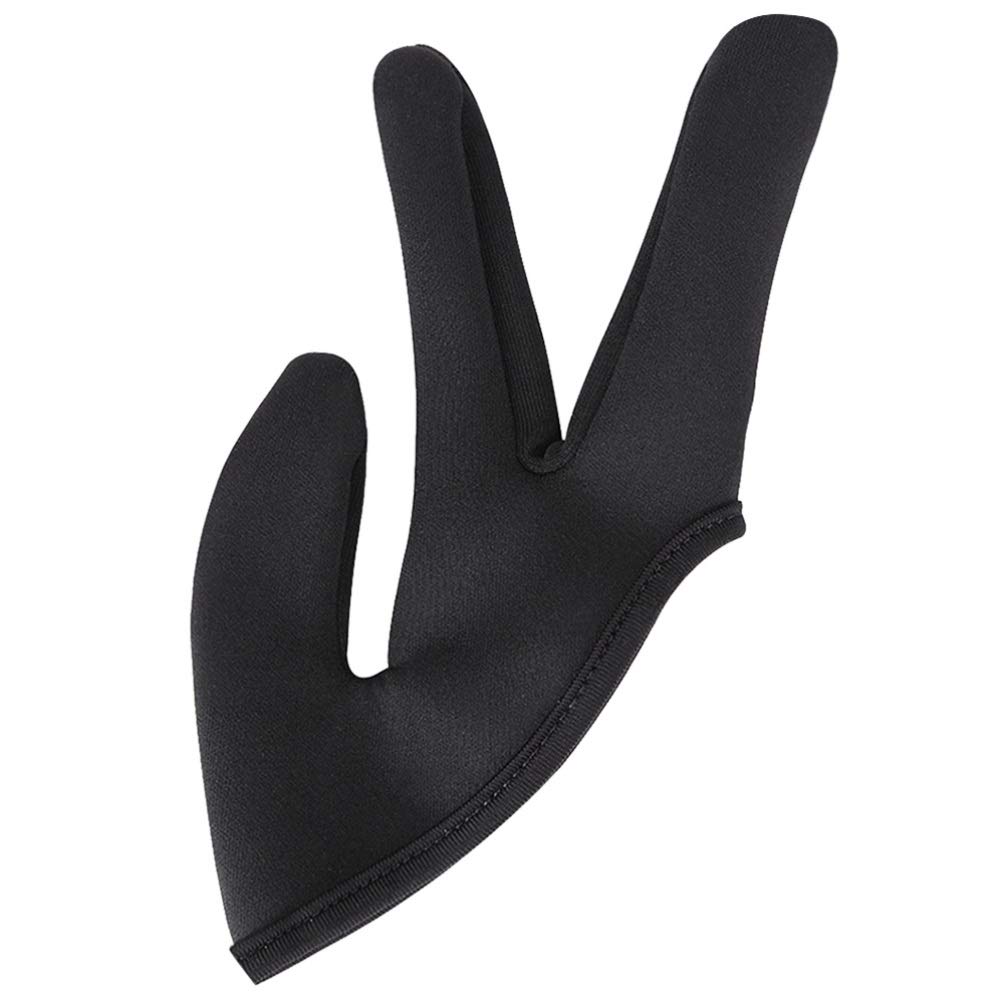Beaupretty Hairdressing Finger Glove 1pc s Stylist Gloves Curling Wand Gloves Gloves Barber Finger Mittens Hair Curling Finger Cover Thermal Half Finger Gloves Hair Styling Protector Curls
