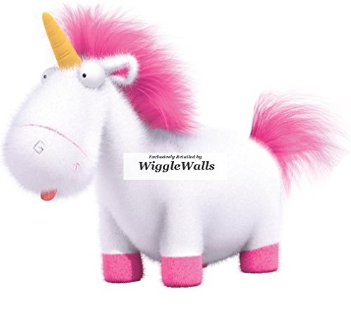 5 Inch Agnes Pink Fluffy Unicorn Wall Decal Sticker Minion Removable Peel Self Stick Adhesive Vinyl Decorative Art Kids Room Home Decor Children 5 by 4 Inch