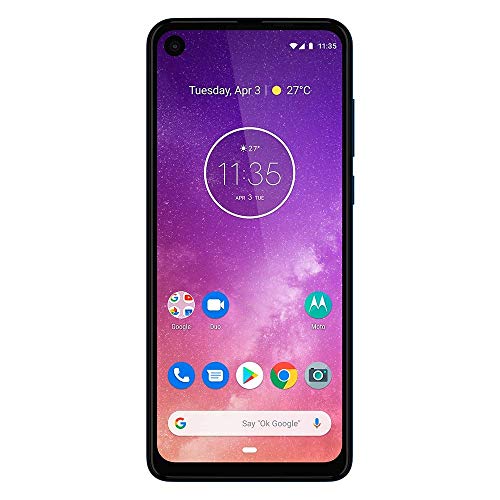 Motorola One Vision XT1970-2 Unlocked GSM Phone w/Dual 48MP & 5MP Camera - Sapphire Gradient