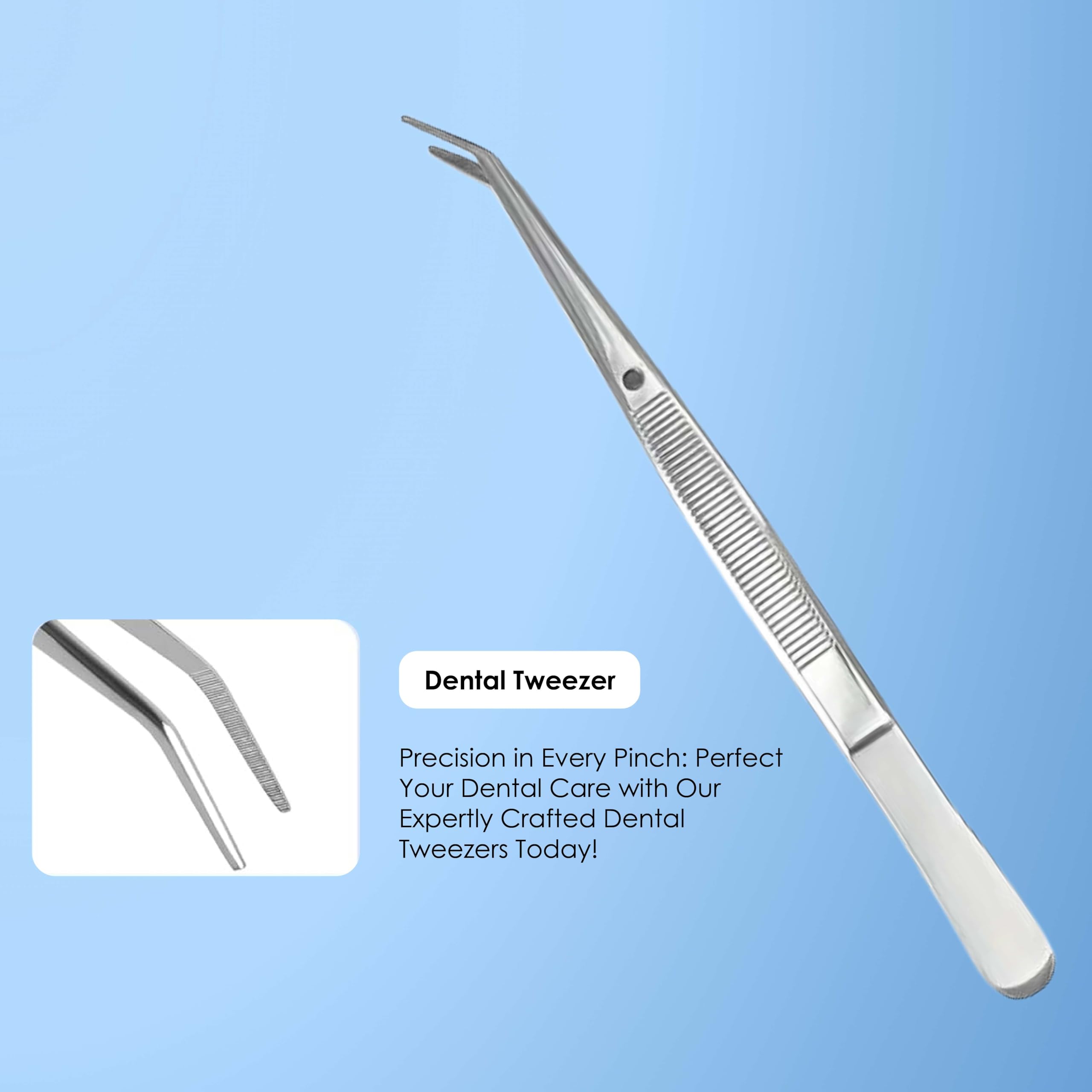 Beauté Secrets Dental Tools, Dental Pick Set 5Pcs Tooth Scraper Dental Hygiene Kit, Stainless Steel Teeth Cleaning Kit with Metal Case for Plaque Tartar Removal for Personal & Pets Use