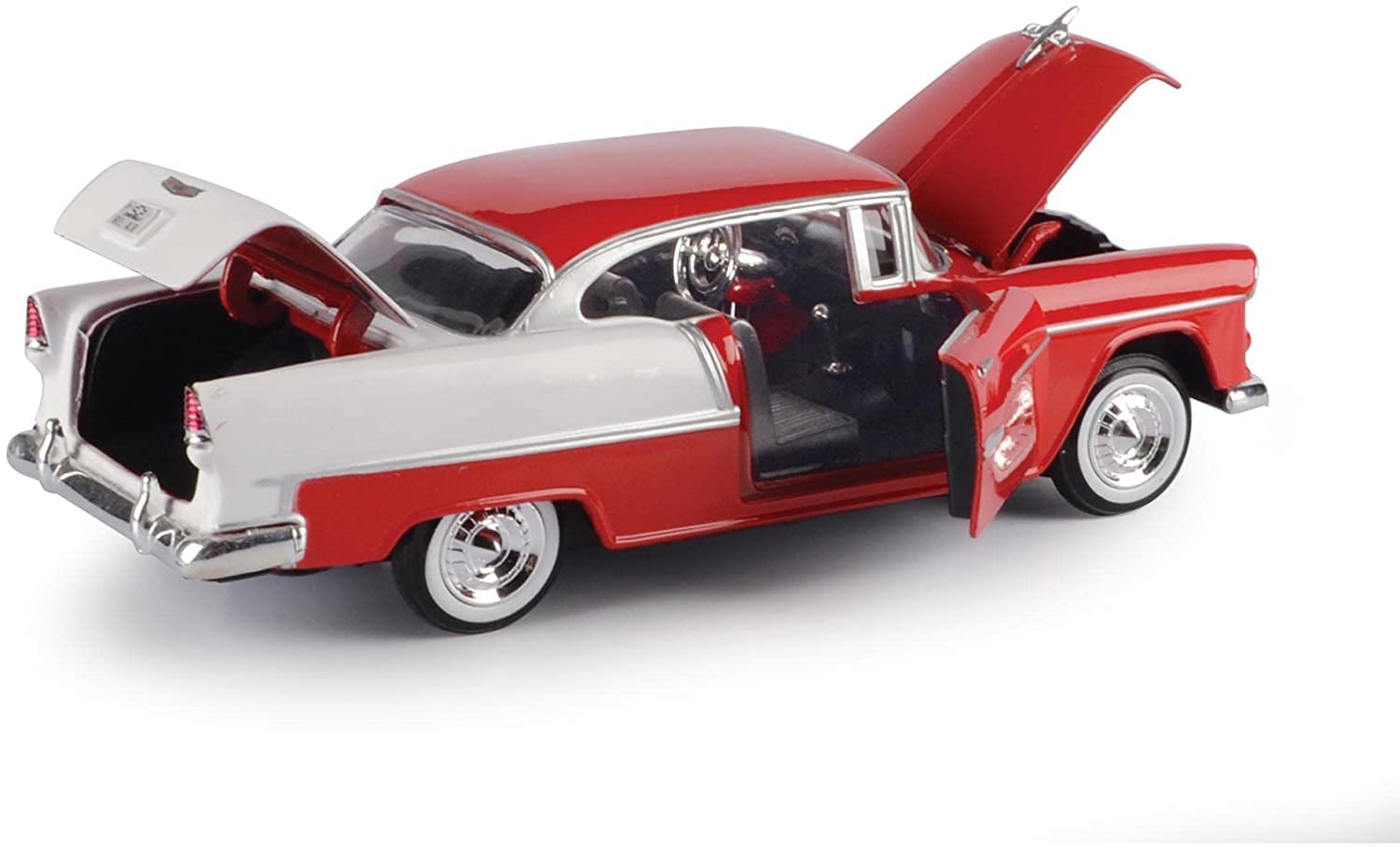 1955 Chevy Bel Air, Red - Showcasts 73229-1/24 Scale Diecast Model Toy Car, but NO Box
