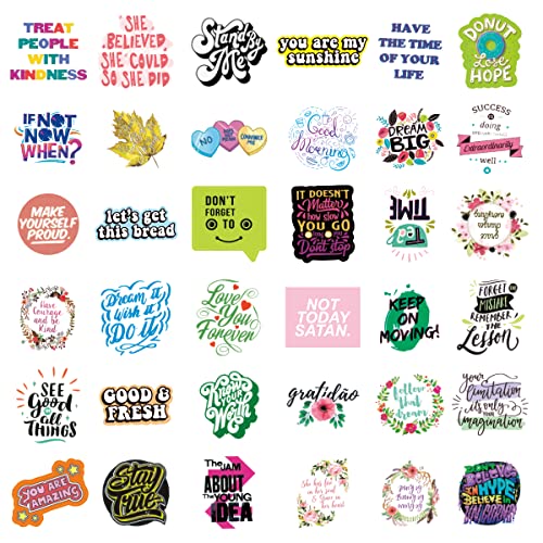 200 Pcs Inspirational Stickers,Motivational Stickers,Vision Board Stickers,Positive Stickers for Teens Adults,Stickers for Journaling,Journal Sticker Pack,Scrapbooking,Journaling,Personalized Decals