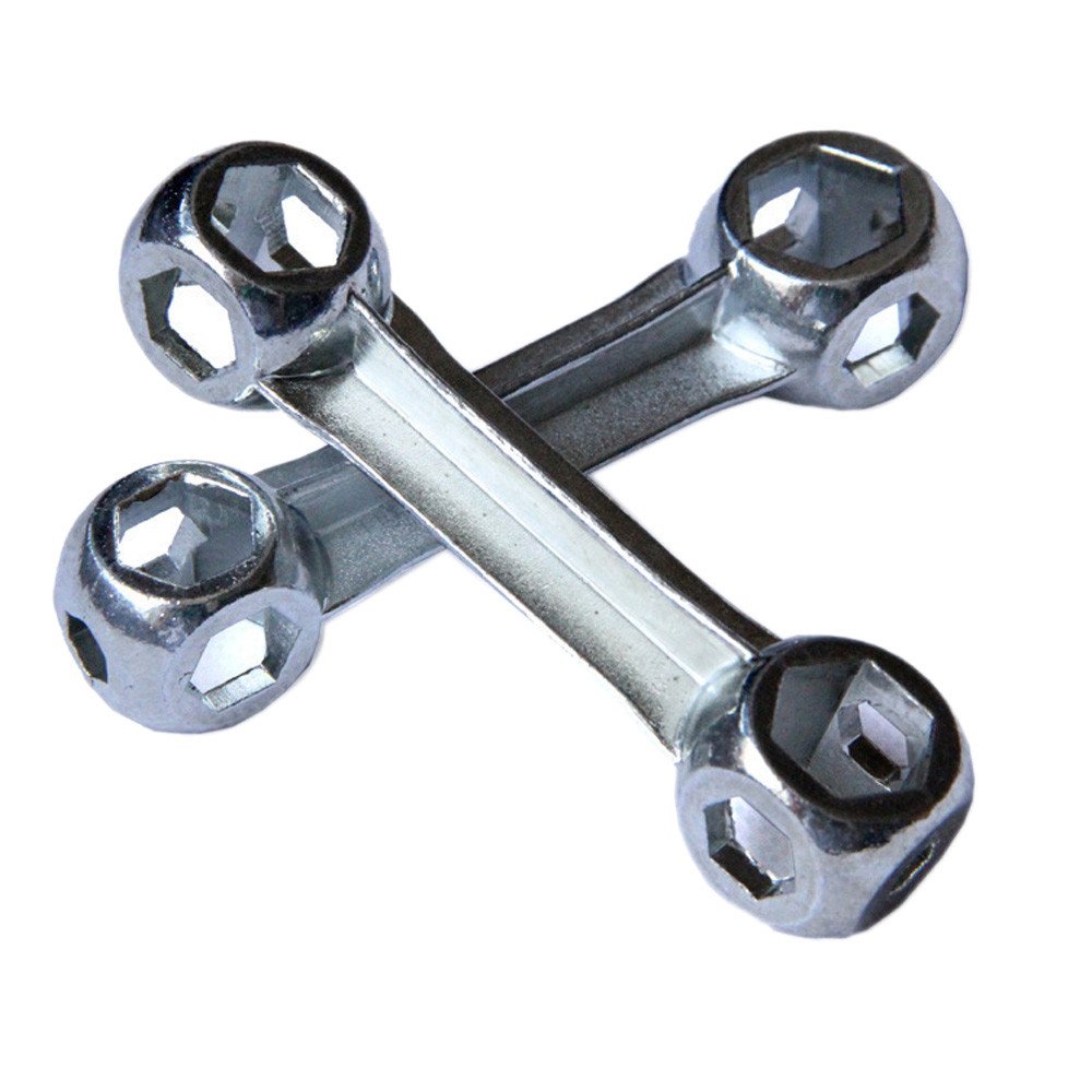 1pc Repair Wrench 6-15mm Bicycle 10 Tool 1 Hexagon in Bike Durable Bone Shape Dog Bike Accessories