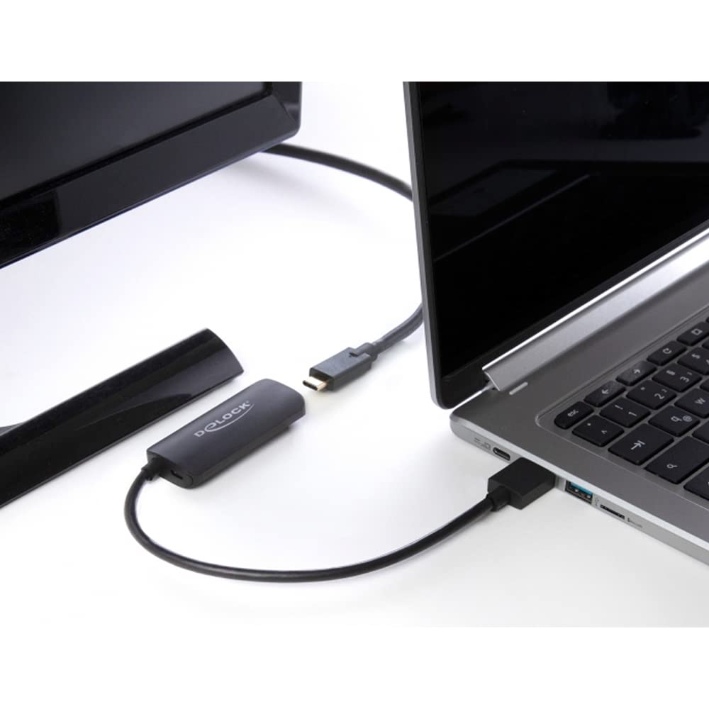 Delock Adaptor HDMI-A Male to USB Type-C™ Female (DP Alt Mode) 4K 60