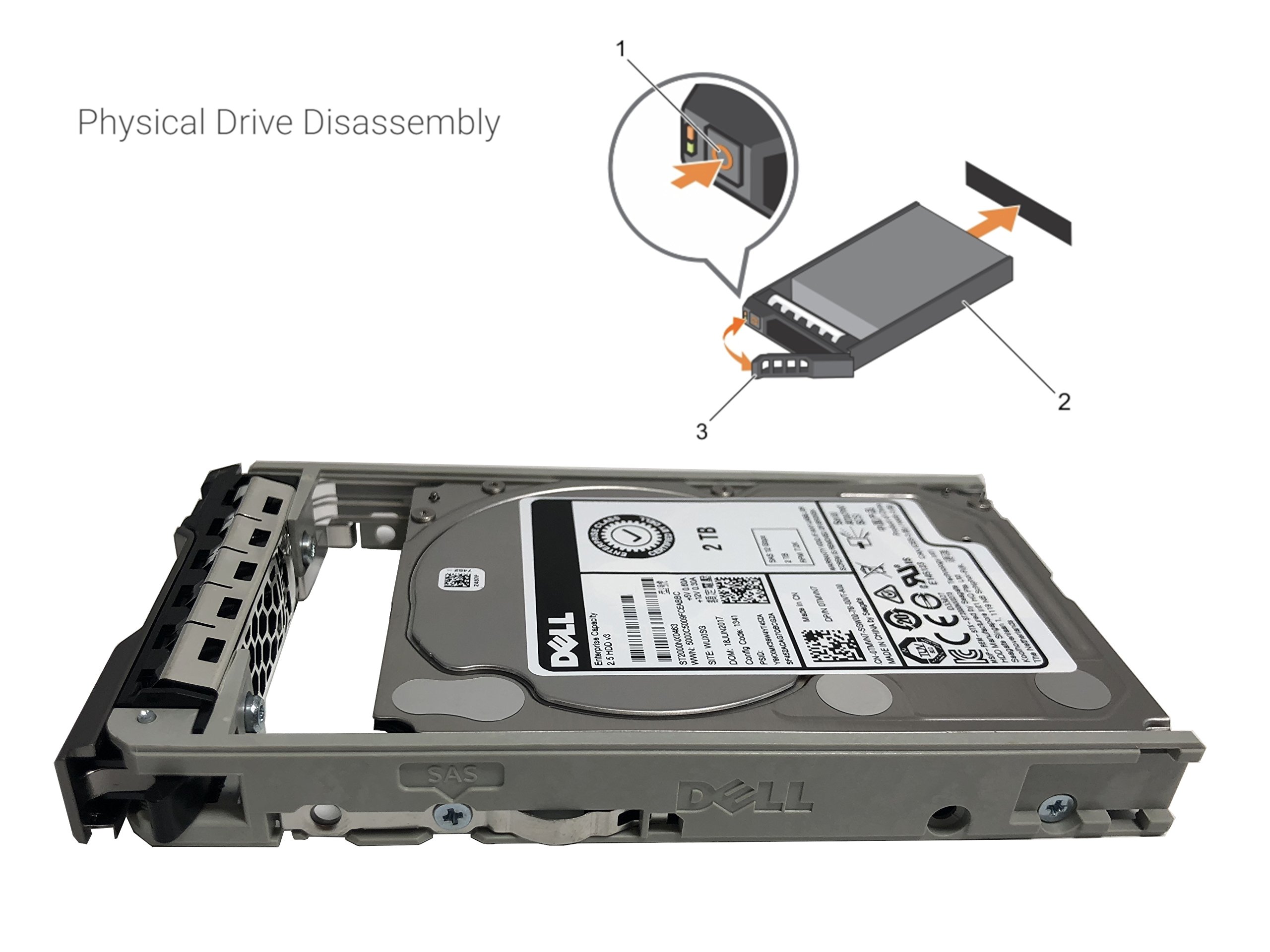 6N9HJ Dell - Dell 2TB 7200 RPM 128MB Cache | NL-SAS 12Gb/s | 512n | 2.5" inch | Hot-Plug Hard Drive Cus-Kit